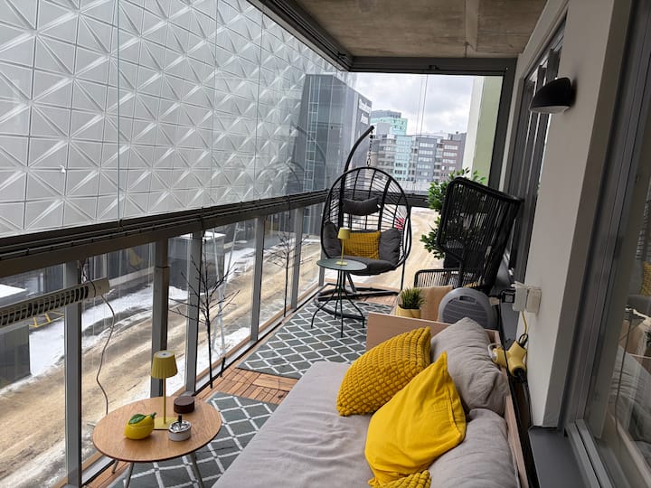 Modern Lägenhet – Stenkast Från Strawberry Arena - Stokholm