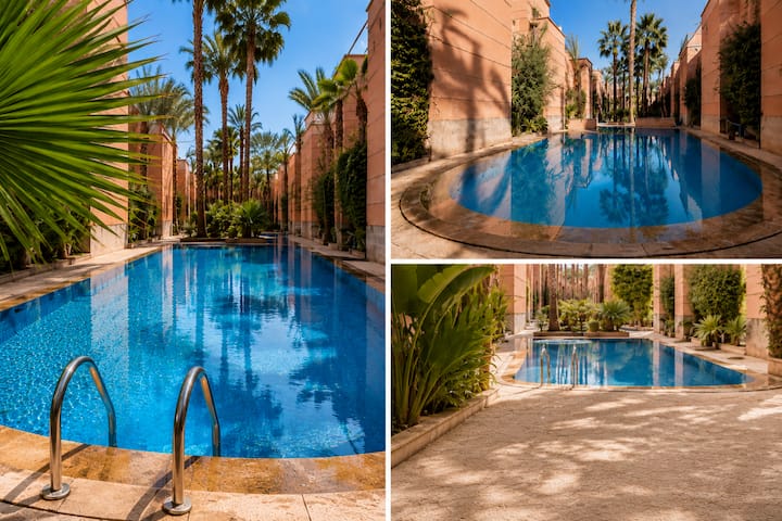City House 3 Piscines Résidence Calme Parking - Marrakesh