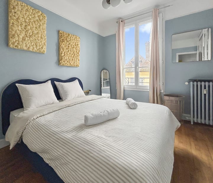 Rustique & Convivial • Hyper-centre, Fibre, 4 Pers - Aube