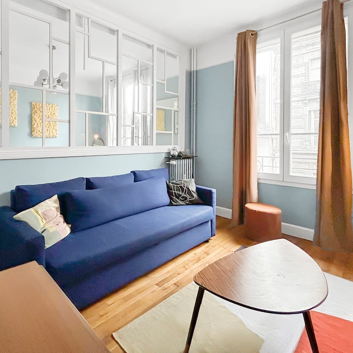 Rustique & Convivial • Hyper-centre, Fibre, 4 Pers - Troyes