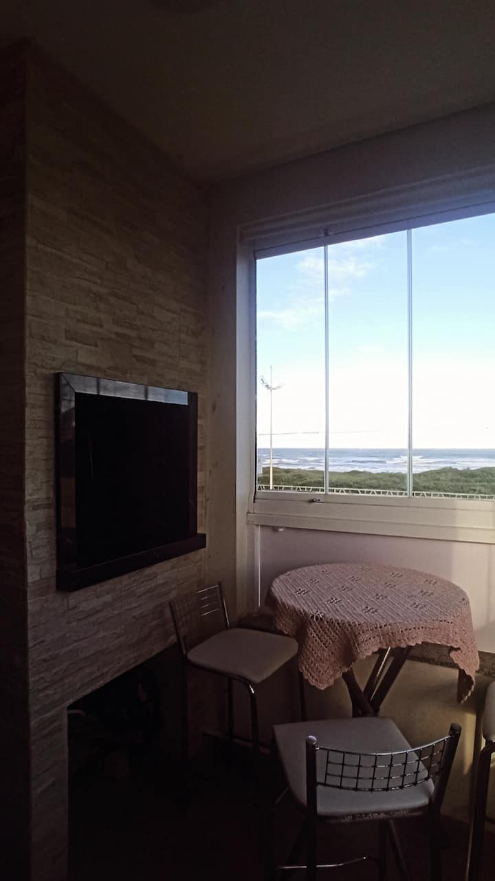 Apto Beira Mar Pé Na Areia, 6.5 K Do Beto C.word! - Navegantes