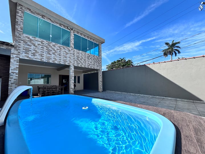 Casa 800m Da Praia Da Enseada C/ Piscina E Sinuca - Guarujá