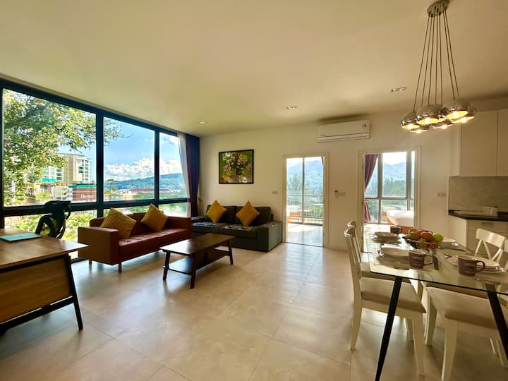 Spacious 90sqm 2br|wfh Setup|5-supers Nearby[c24] - Patong