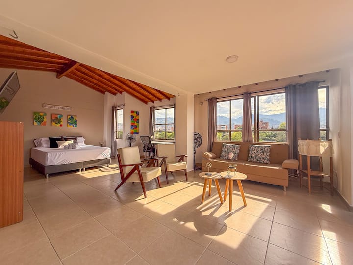 502 - Cozy Loft With View  Live Medellín - Medellín