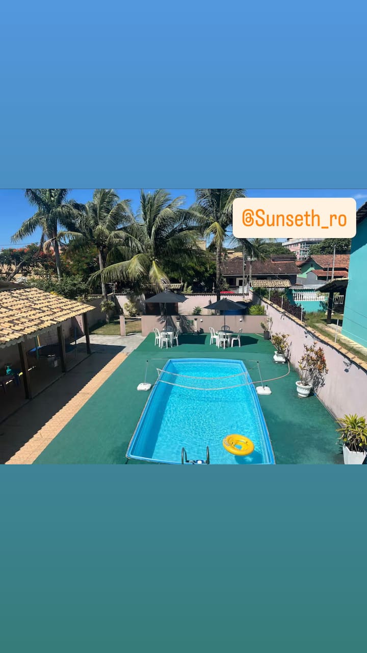 Sunset-excelente Casa Com Piscina Em Costa Azul - Rio das Ostras