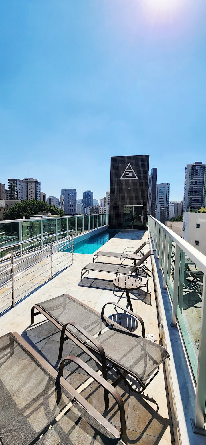 Apê Completo! Ar, Academia, Lavanderia, Piscina! - Belo Horizonte