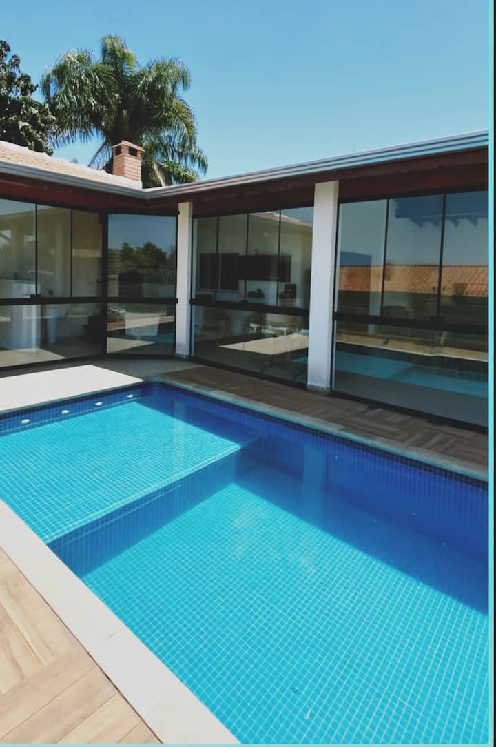 Refúgio Com Piscina | Pet Friendly E Silencioso - Americana