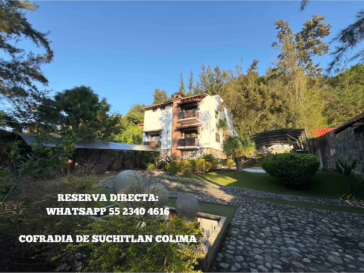 Cabaña + Dos Tepees, Terraza, Alberca Climatizada - Colima