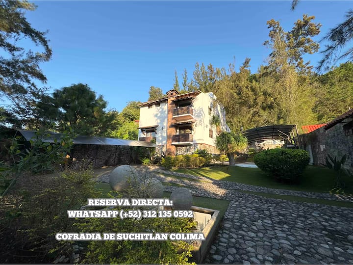 Cabaña + Dos Tepees, Terraza, Alberca Climatizada - Colima