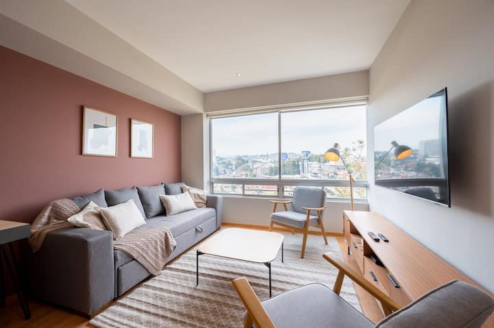 Capitalia | Santa Fe Living: Gym + Pet Friendly - Mexico City