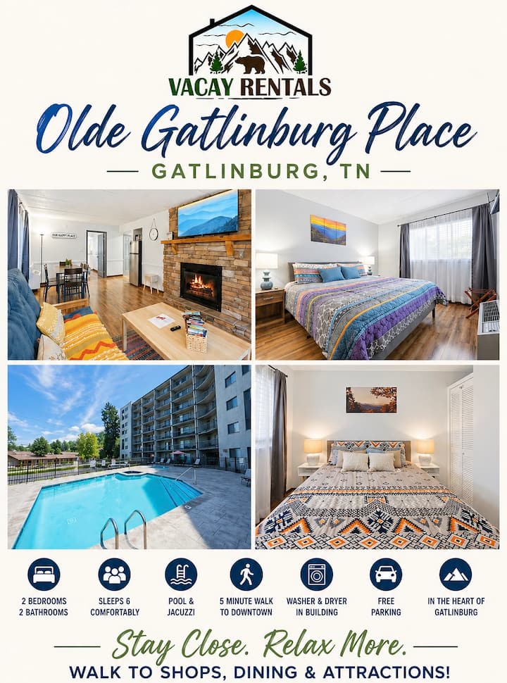 Central Retreat/dt Gatlinburg/sleeps 6 - Gatlinburg, TN