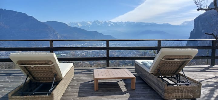 Duplex Avec Vue Exceptionnelle 
Au Pied Du Vercors - Grenoble