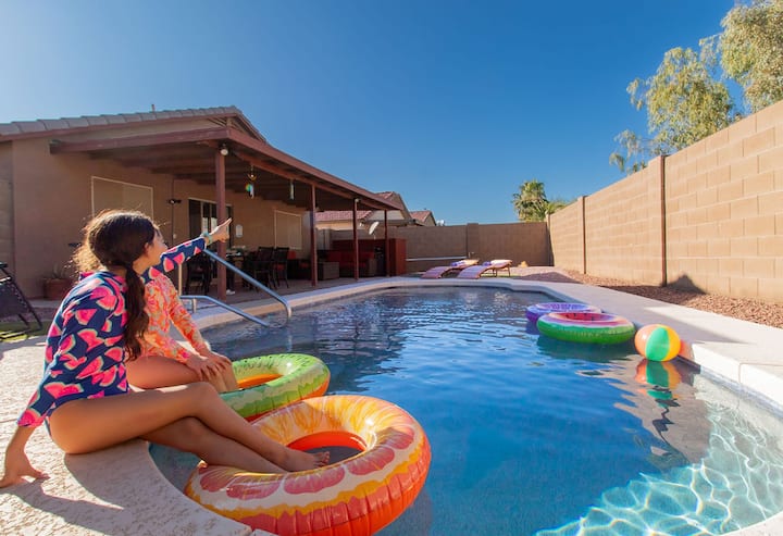 Oasis In The Desert King/great Location/pool/wifi - Casa Grande, AZ