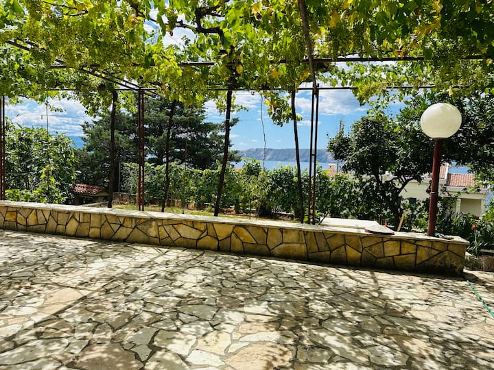 Sea View Grand Terrace With Garden - Novi Vinodolski