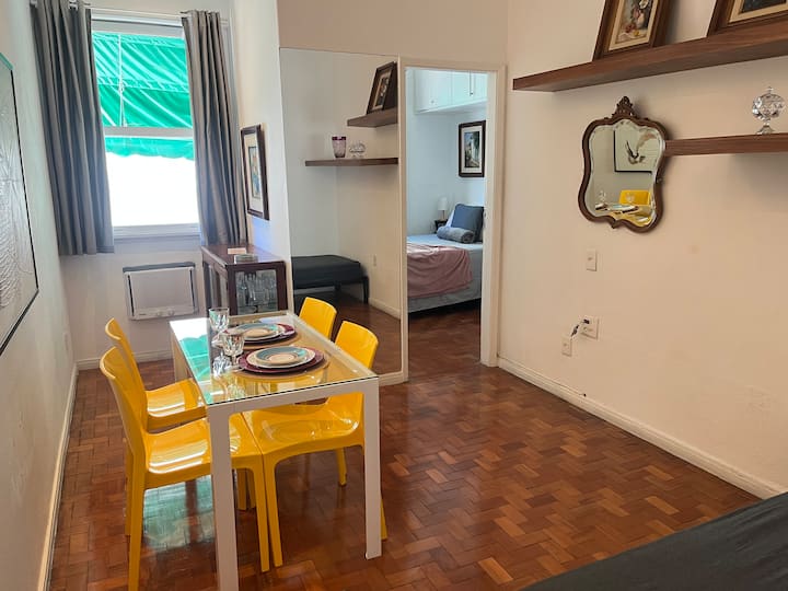 Quarto/sala Leblon, Praia, Shoppings, Restaurantes - Río de Janeiro