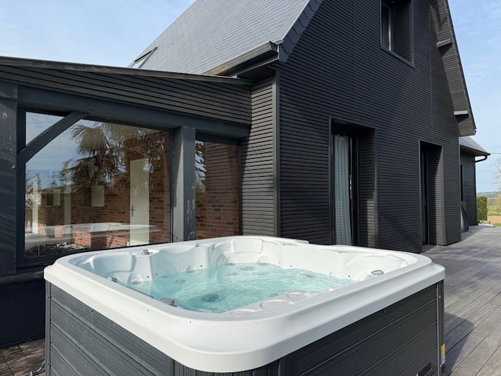 Chalet Pachamama - Pour 10 Avec Jacuzzi - Villedieu-les-Poêles-Rouffigny