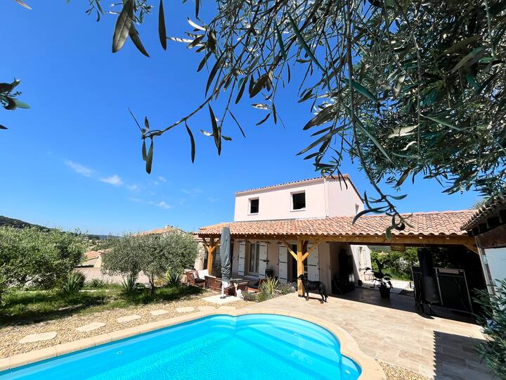 Villa 8 Pers Avec Piscine & Clim, Au Calme Absolu - Rognac