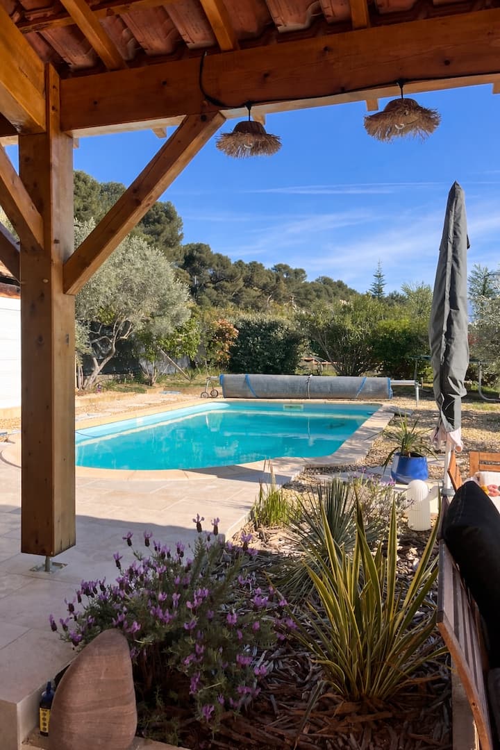 Villa 8 Pers Avec Piscine & Clim, Au Calme Absolu - Velaux
