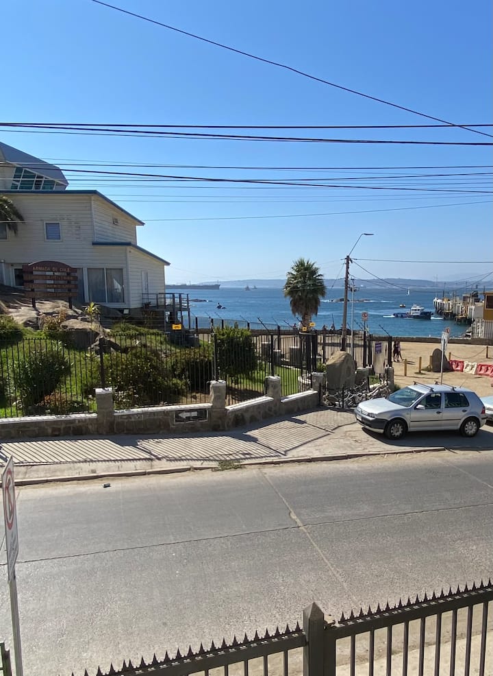 Playa Con Terraza Frente Al Mar Oferta Familiar - Quintero
