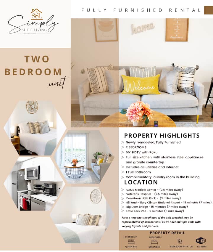 Fully Equipped 2br Near Downtown Little Rock - Little Rock, AR