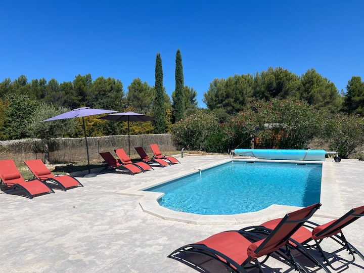 « La Villa Rouge Luberon » Piscine Chauffée - Clim - Apt