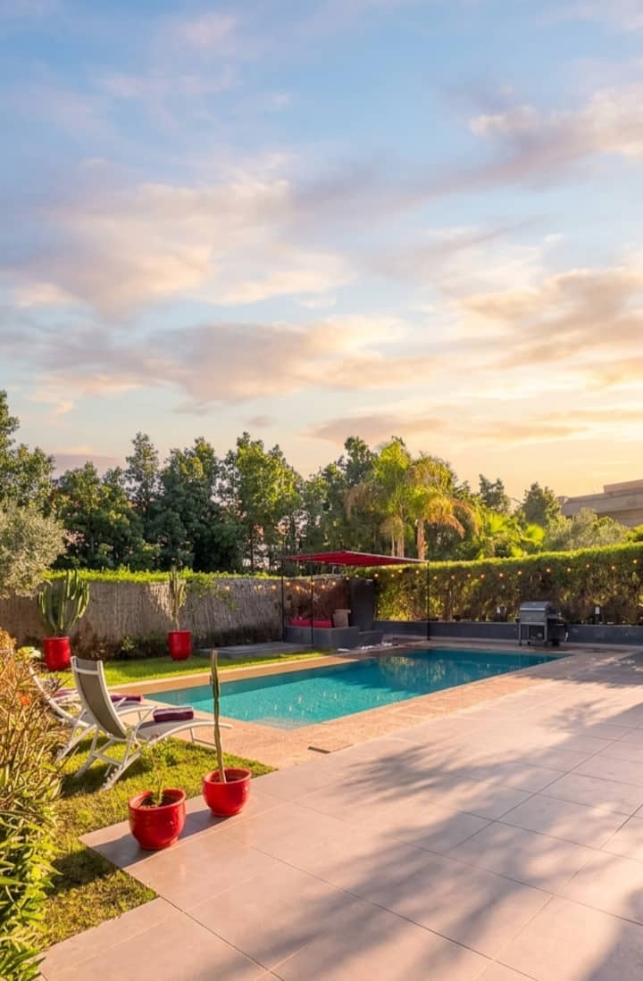 Villa Sara Avec Piscine Et Jardin - Marrakesh