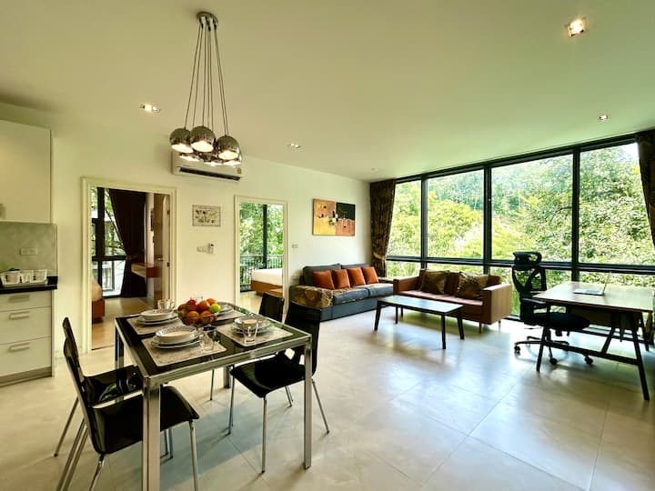 Spacious 90sqm 2br|wfh Setup|5-supers Nearby[c23] - Phuket