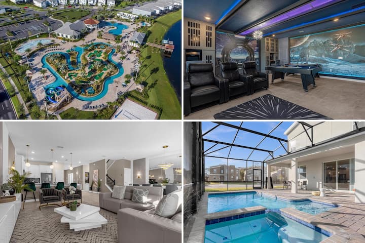 9 Bd/ 5 Ba Game Room! Storey Lake (2874) - Kissimmee, FL