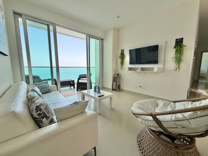 Apto Con Vista Al Mar Desde Todos Los Cuartos - Covenas