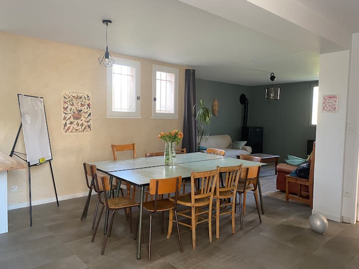 Gites Campagne Groupe 8/10p En Bordure De Cévénnes - Ganges