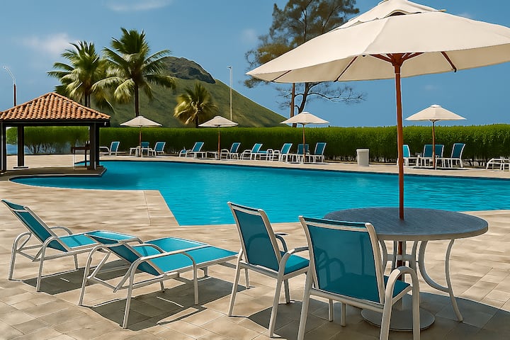 Temporada/mensal Flat à Beira Mar - Recreio dos Bandeirantes