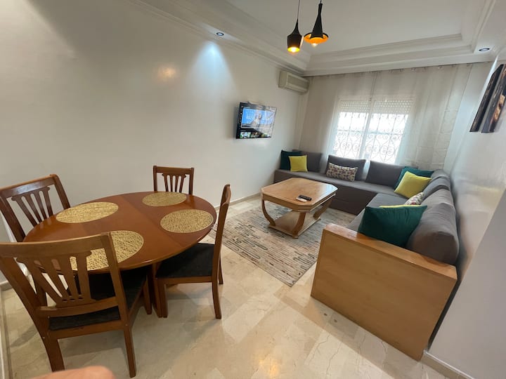 Cozy Appart En Plein Centre (Wifi, Netflix, Clim) - Marrakech