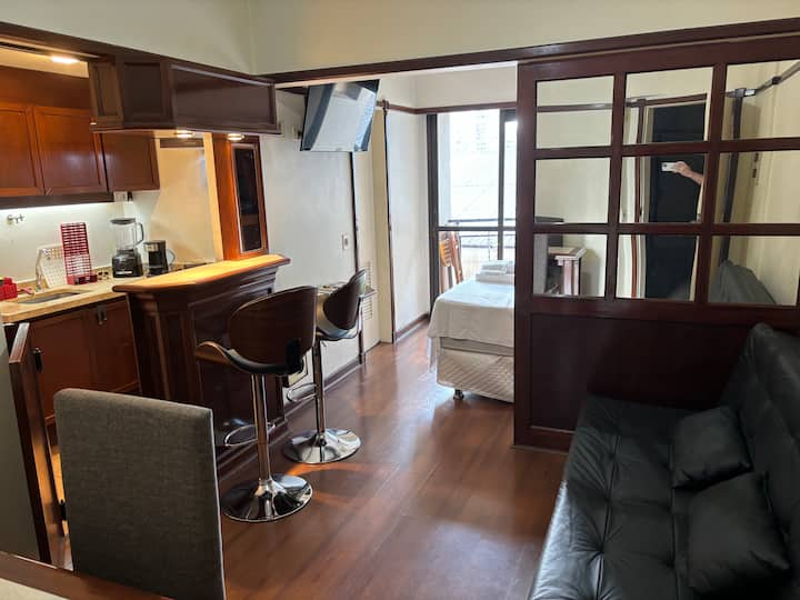 Studio 109 Com Garagem, Piscina E Recepção 24h. - São Paulo