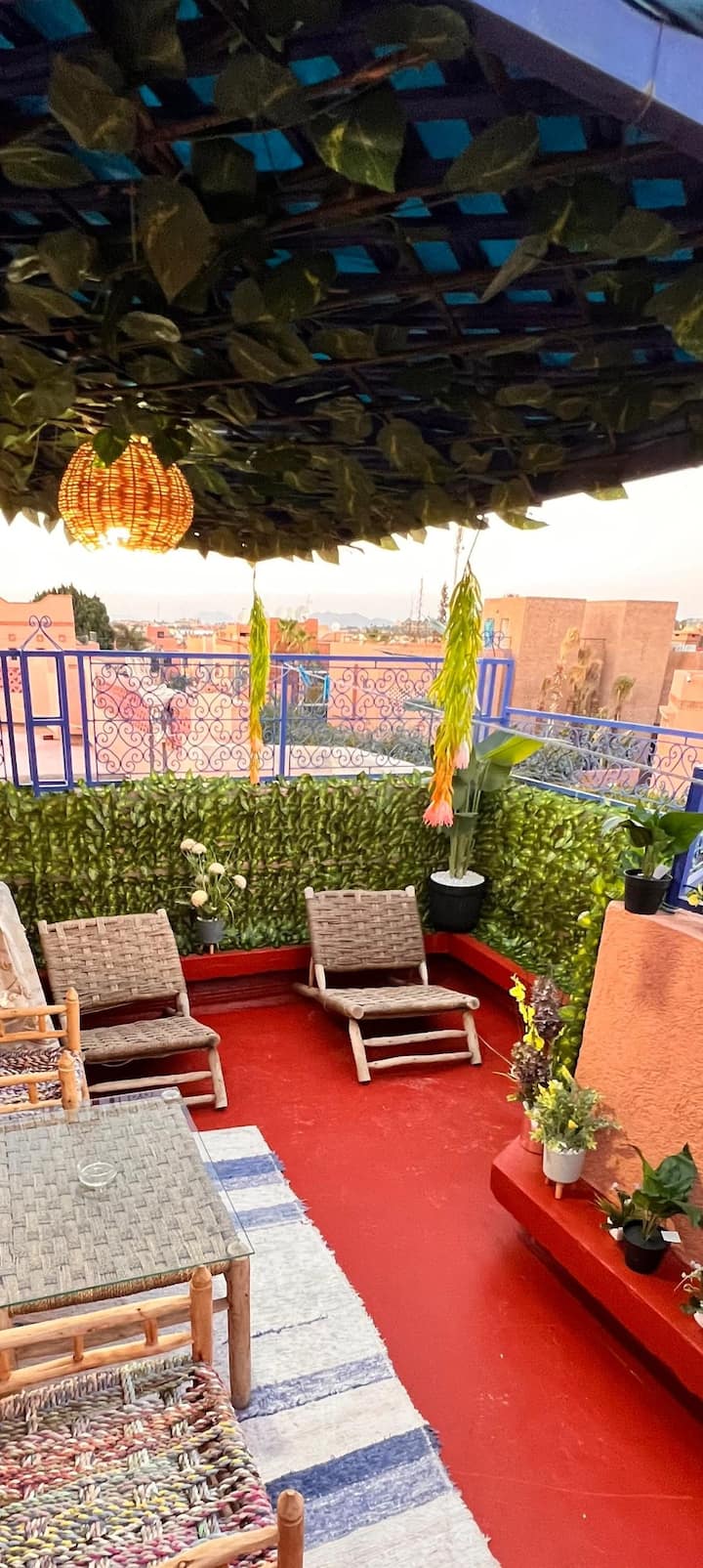 Terrasse Ensoleillé Au Coeur De Marrakech - Medina - Marrakesh