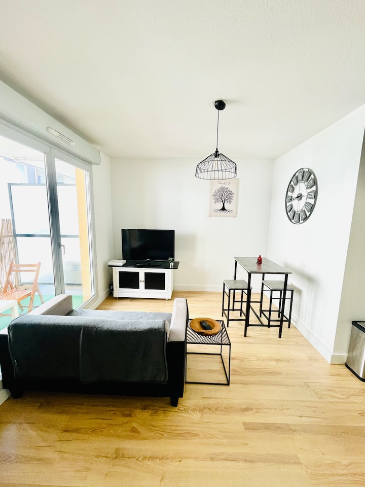 Appartement Centre Ville Avec Parking Et Piscine - Anse