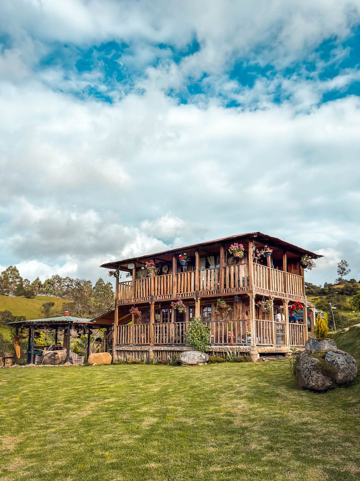 Cabaña Privada | Chimenea, Balcones Y Bbq | Guasca - Guasca