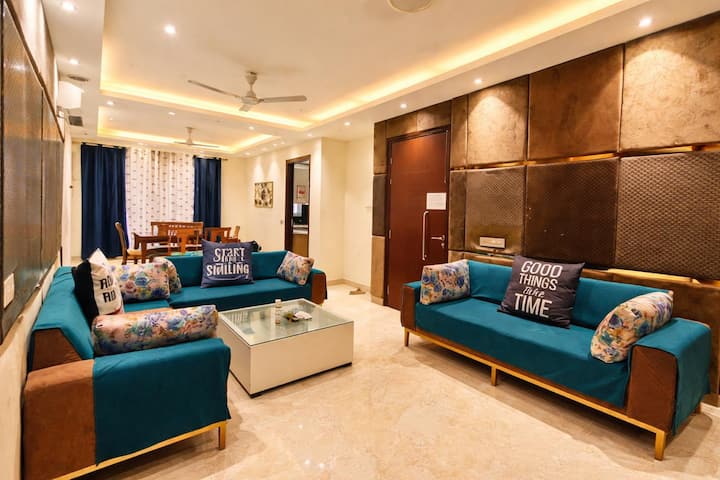 16.3bhk Theater Screen Lux W/big Balcony Relax - Gurugram