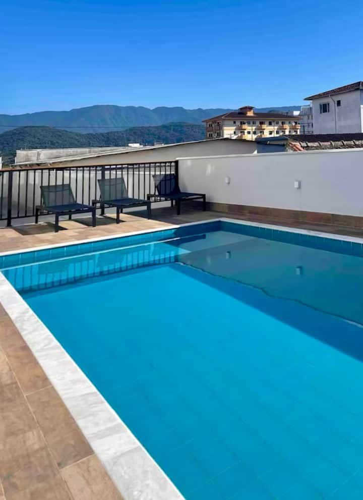 Apto Novo, Ar, Wifi, Piscina, 2vagas. (Pix 6x S/j) - Ubatuba