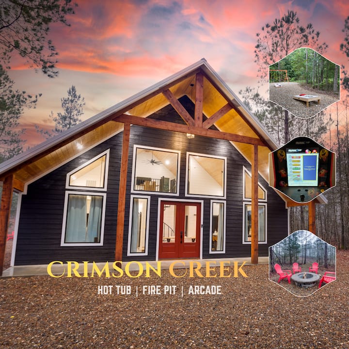 Crimson Creek Cabin | Hot Tub * Arcade * Pets Ok - Broken Bow, OK