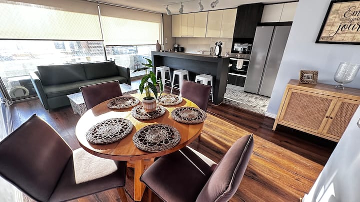 Premium Apartment In Las Condes | King-size Bed - Vitacura