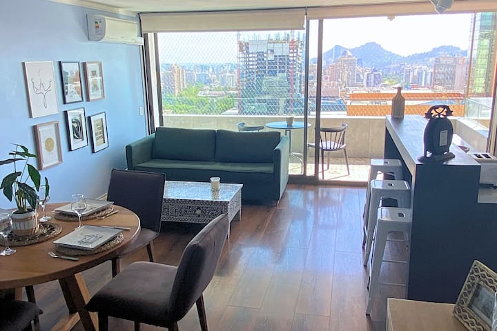 Premium Apartment In Las Condes | King-size Bed - Vitacura