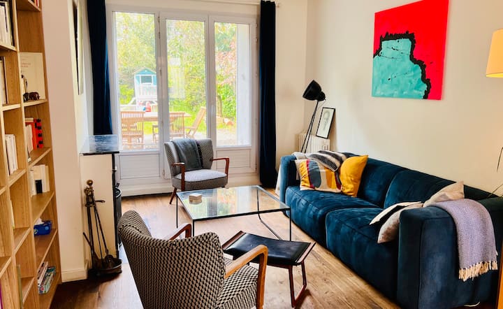 Maison Au Bord De L'erdre, 5 Chambres Jardin & Bbq - Nantes