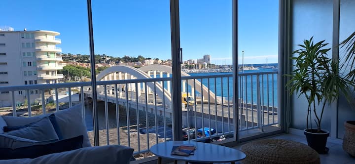 Appartement Vue Mer Golfe De St Tropez Tout à Pied - Sainte-Maxime