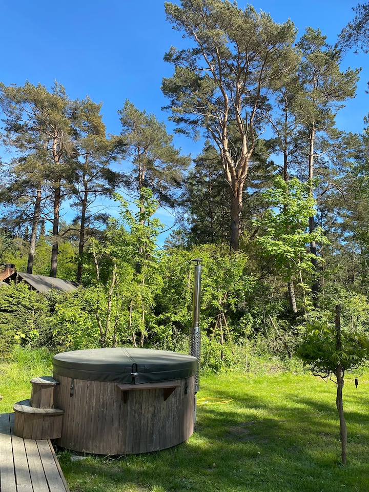 Nybygget Sommerhus Midt I Naturen - Vildmarksbad - Denmark