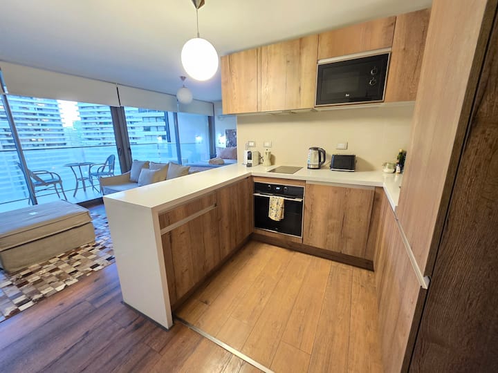 Studio A Pasos Del Mall Parque Arauco/c.alemana - Las Condes