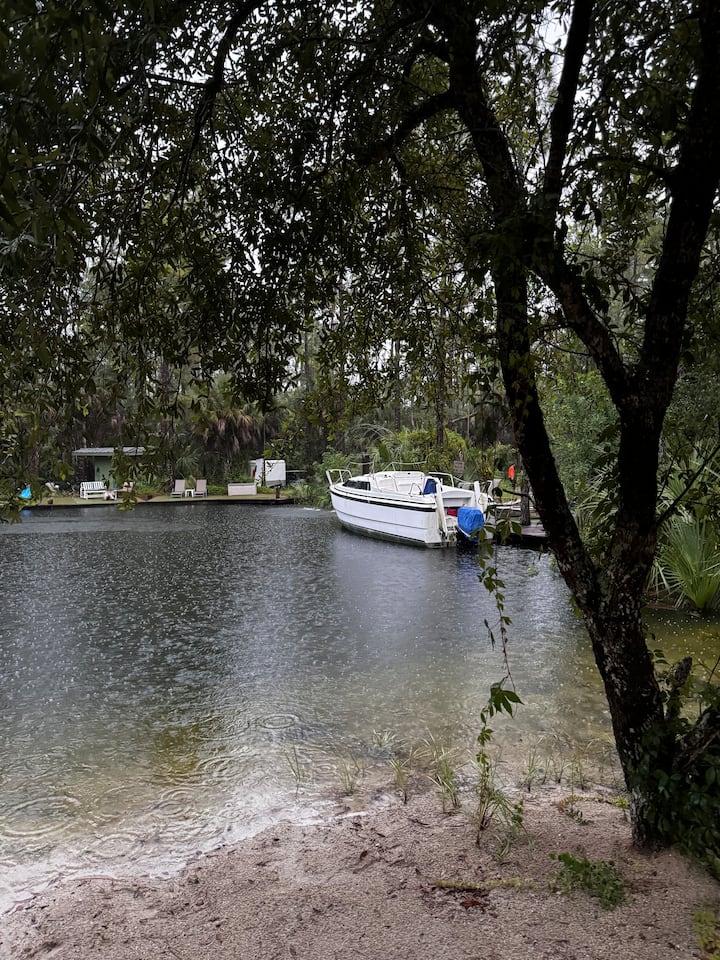 Sailboat On A Cute Pond - Florida