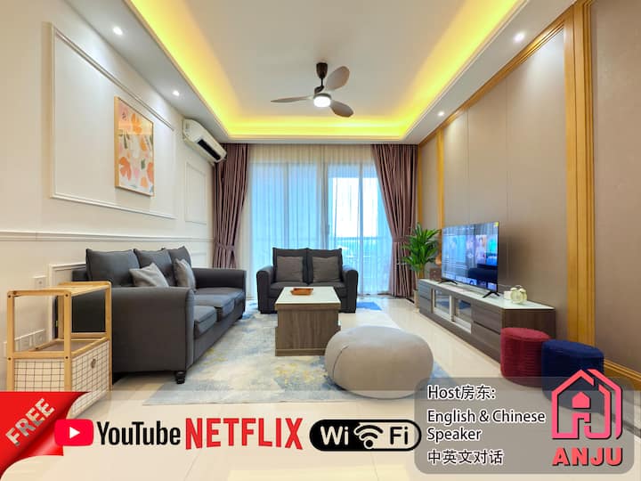 Poolview 3br Unit At R&f Princess Cove By Anju - Johor Bahru