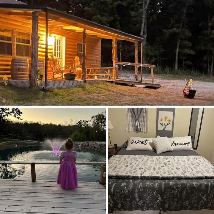 Cozy Country Cabin1 King Suite Beautiful Pond View - Waynesville, MO