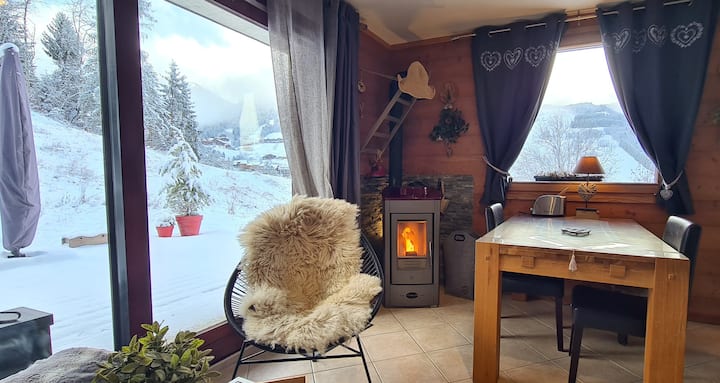 Chalet 2 Chambres Ski Au Pied, Terrasse Jardin Sud - Les Avanchers-Valmorel