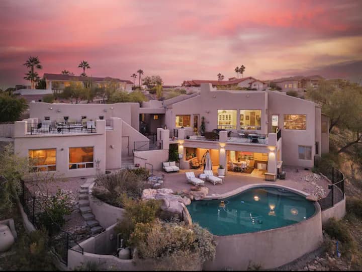 5br Retreat, Pool, Spa, Theater, Bbq, Fire Pits - Fountain Hills, AZ